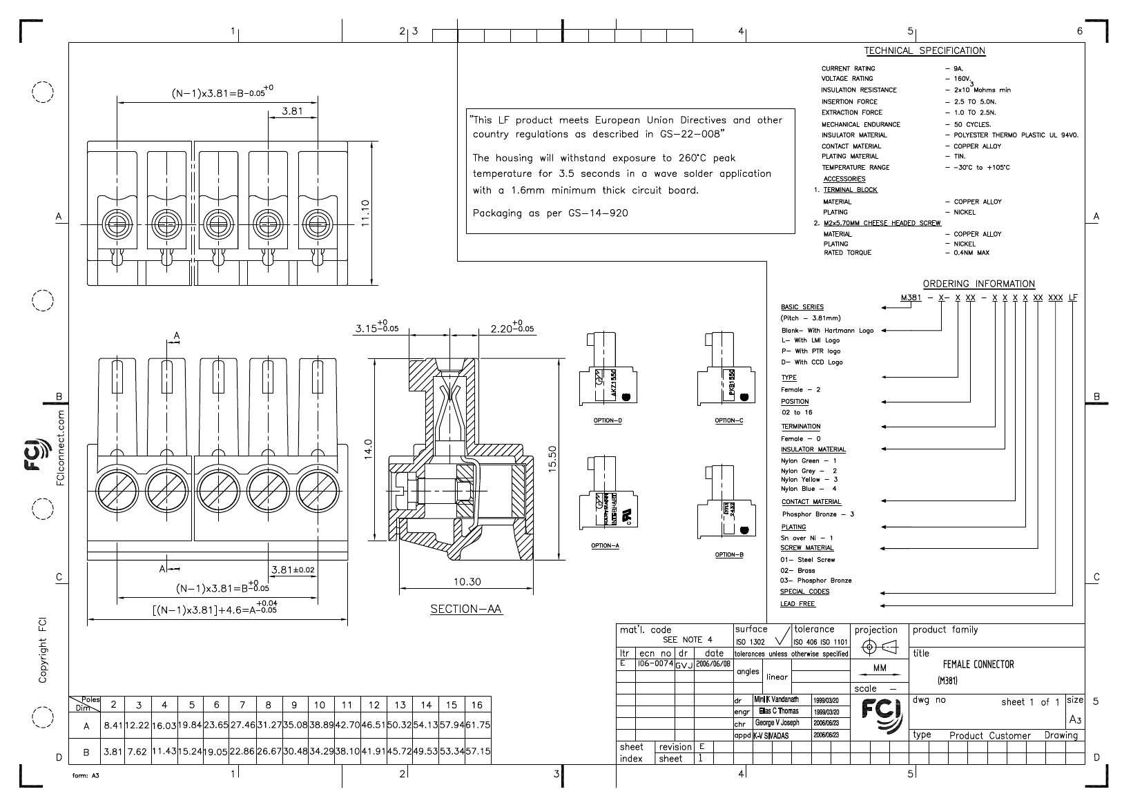 M381-D-209-033103LF,M381-D-209-033103LF pdf中文资料,M381-D-209-033103LF引脚图 ...