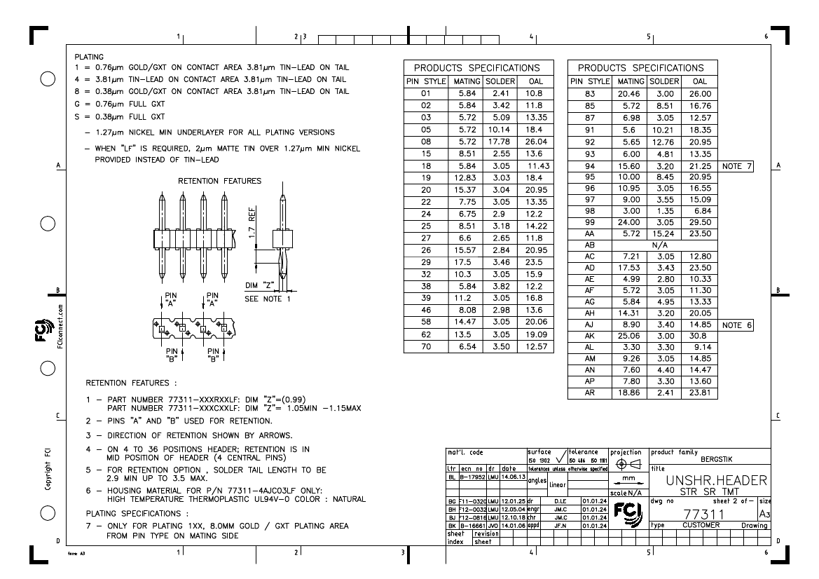 77311-139T35 datasheet, PDF - EEWORLD Datasheet