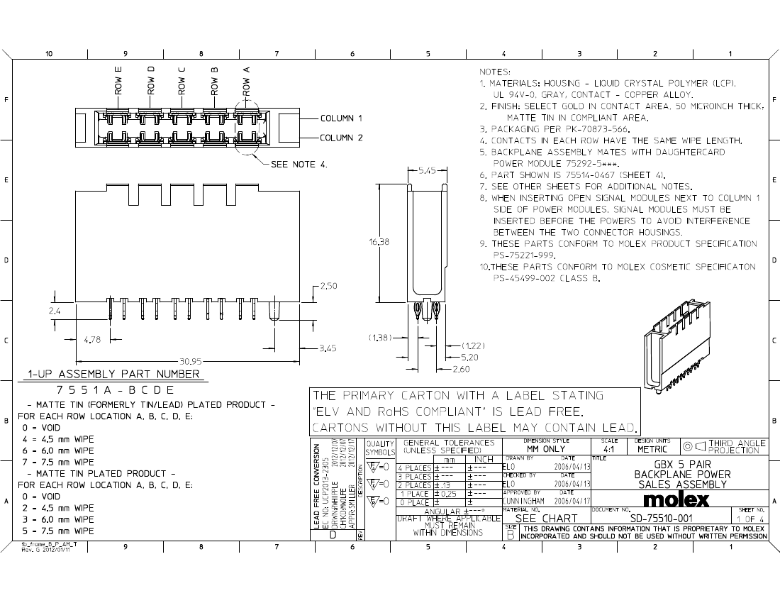 75526-7237 datasheet, PDF - EEWORLD Datasheet