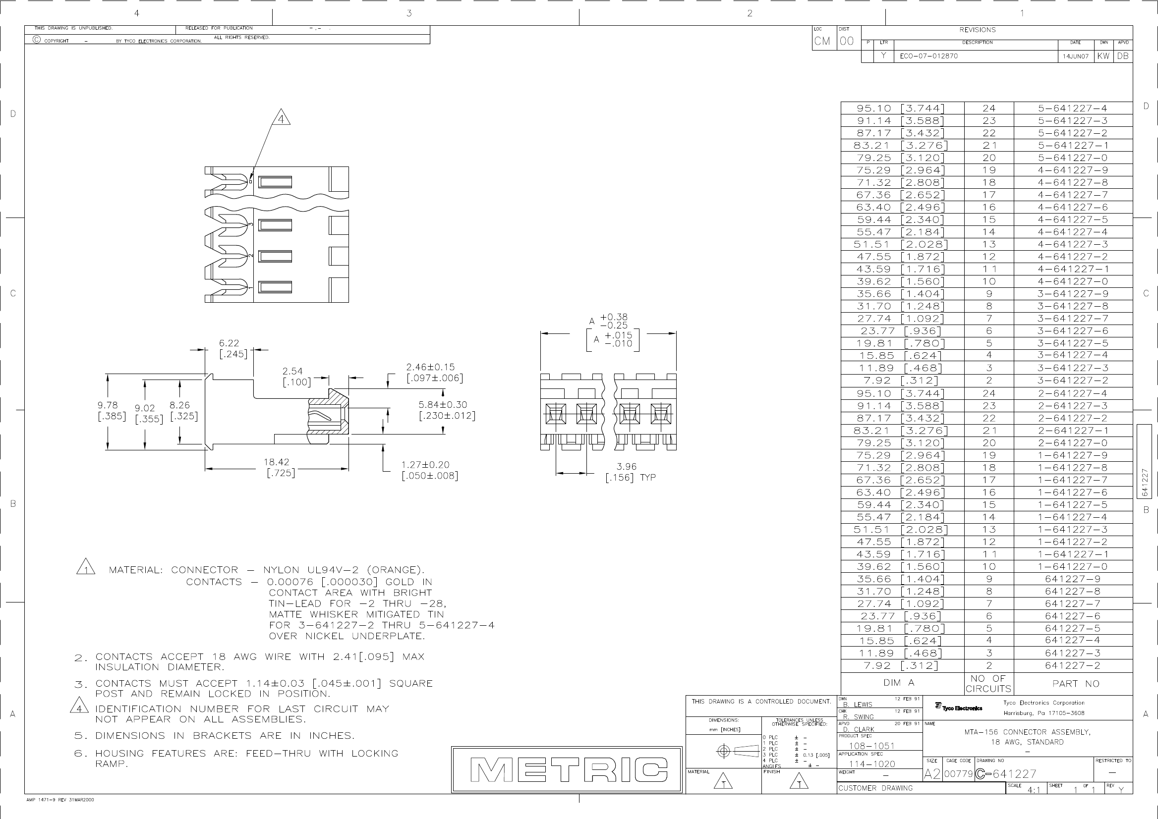 1-641227-3 datasheet, PDF - EEWORLD Datasheet