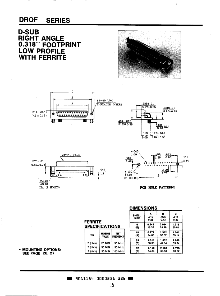 DROF-A15P-O-300,DROF-A15P-O-300 pdf中文资料,DROF-A15P-O-300引脚图,DROF-A15P-O ...
