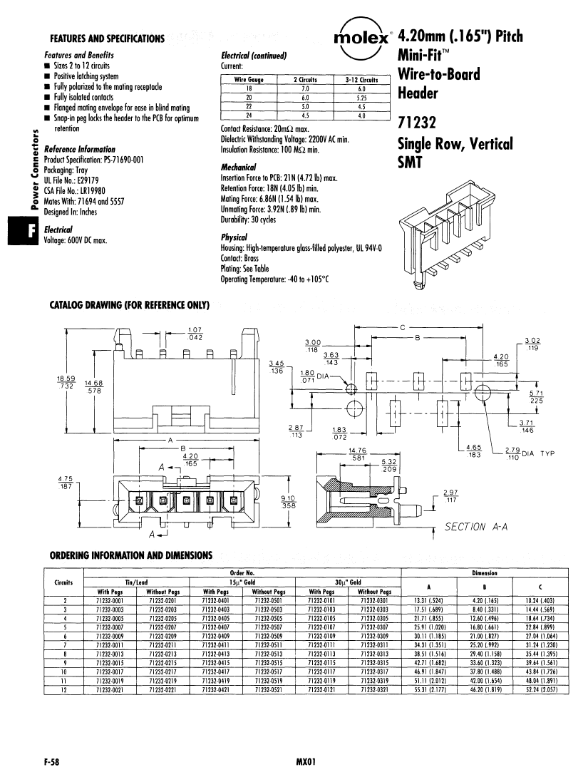 71232-0207,71232-0207 pdf中文资料,71232-0207引脚图,71232-0207电路-Datasheet-电子工程世界