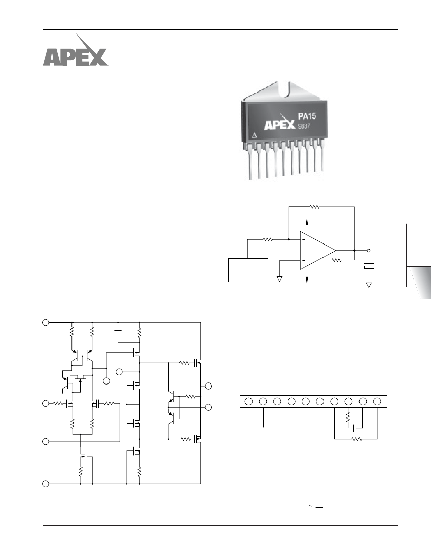 PA15,PA15 pdf中文资料,PA15引脚图,PA15电路-Datasheet-电子工程世界