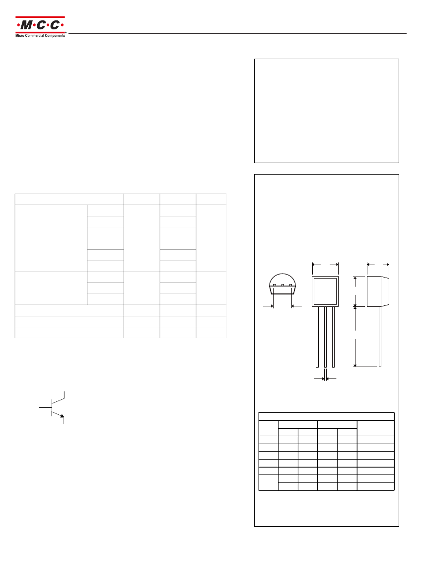 BC548-AP-HF,BC548-AP-HF pdf中文资料,BC548-AP-HF引脚图,BC548-AP-HF电路-Datasheet-电子工程世界