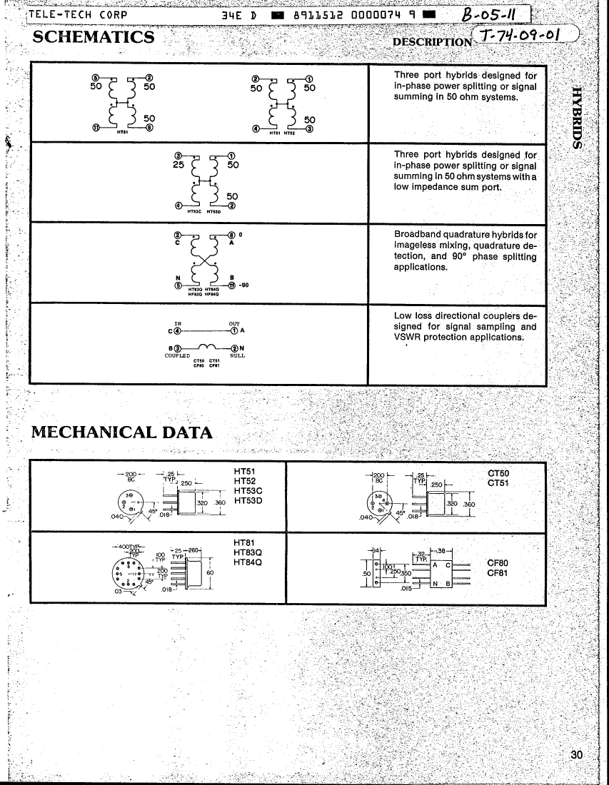 HT52 datasheet, PDF - EEWORLD Datasheet
