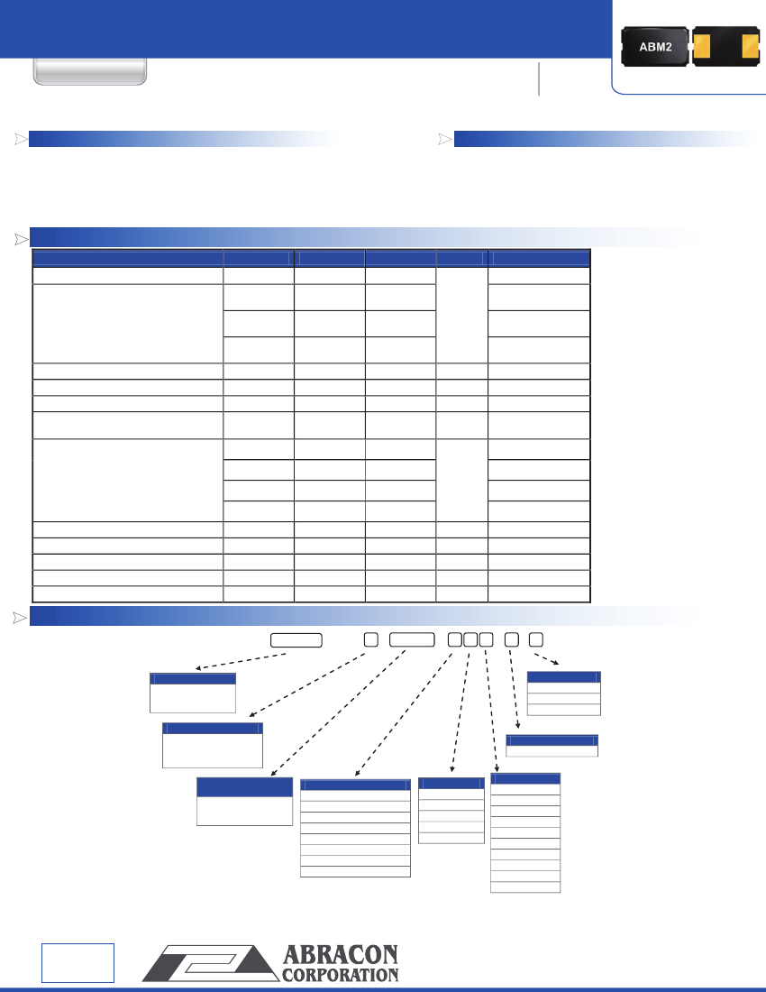 ABM2-10.000999MHZ-8-L2X,ABM2-10.000999MHZ-8-L2X pdf中文资料,ABM2-10.000999MHZ-8-L2X引脚图,ABM2-10 ...