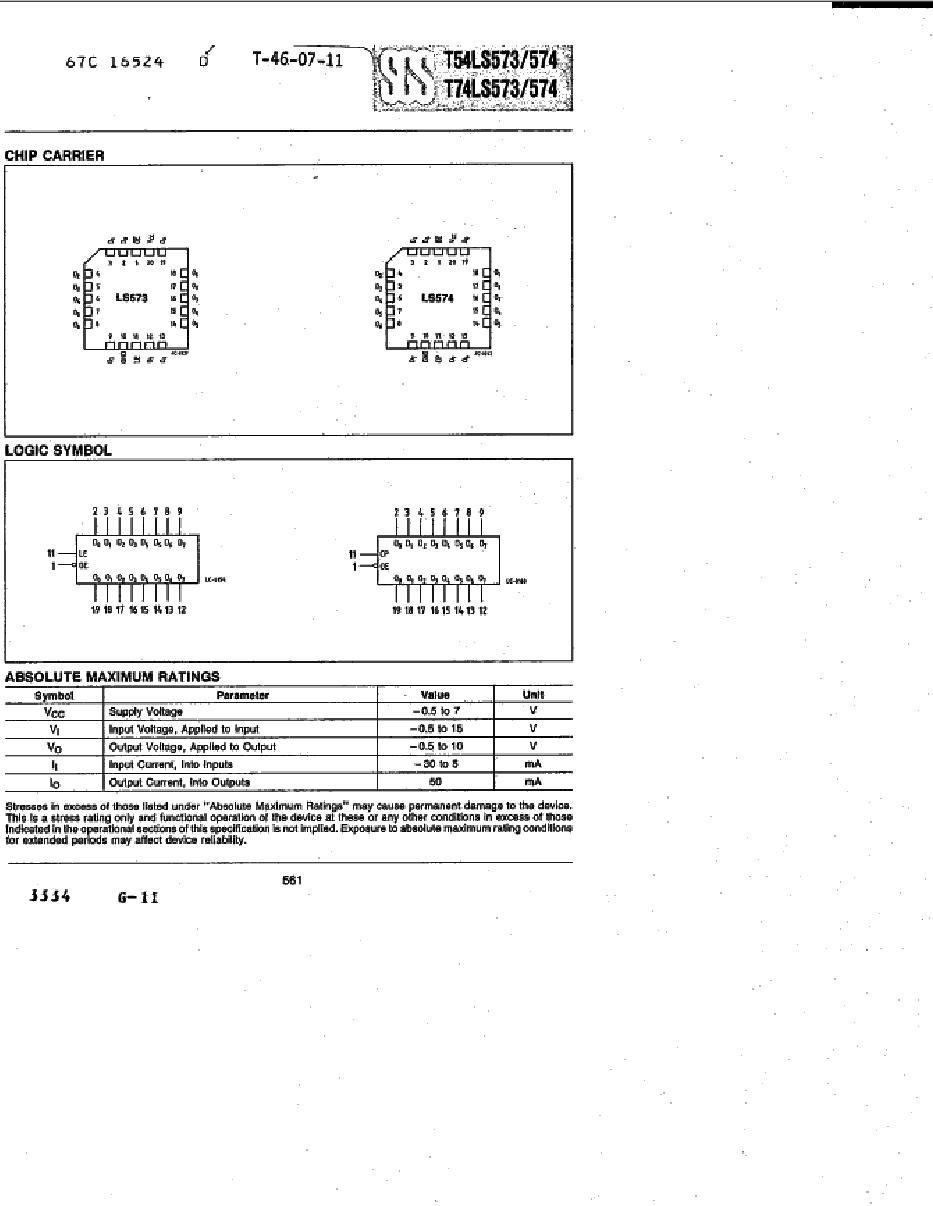 T74LS573C1,T74LS573C1 pdf中文资料,T74LS573C1引脚图,T74LS573C1电路-Datasheet-电子工程世界