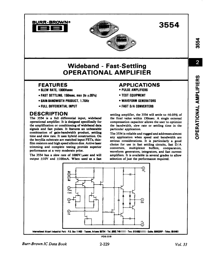 3554AM,3554AM pdf中文资料,3554AM引脚图,3554AM电路-Datasheet-电子工程世界