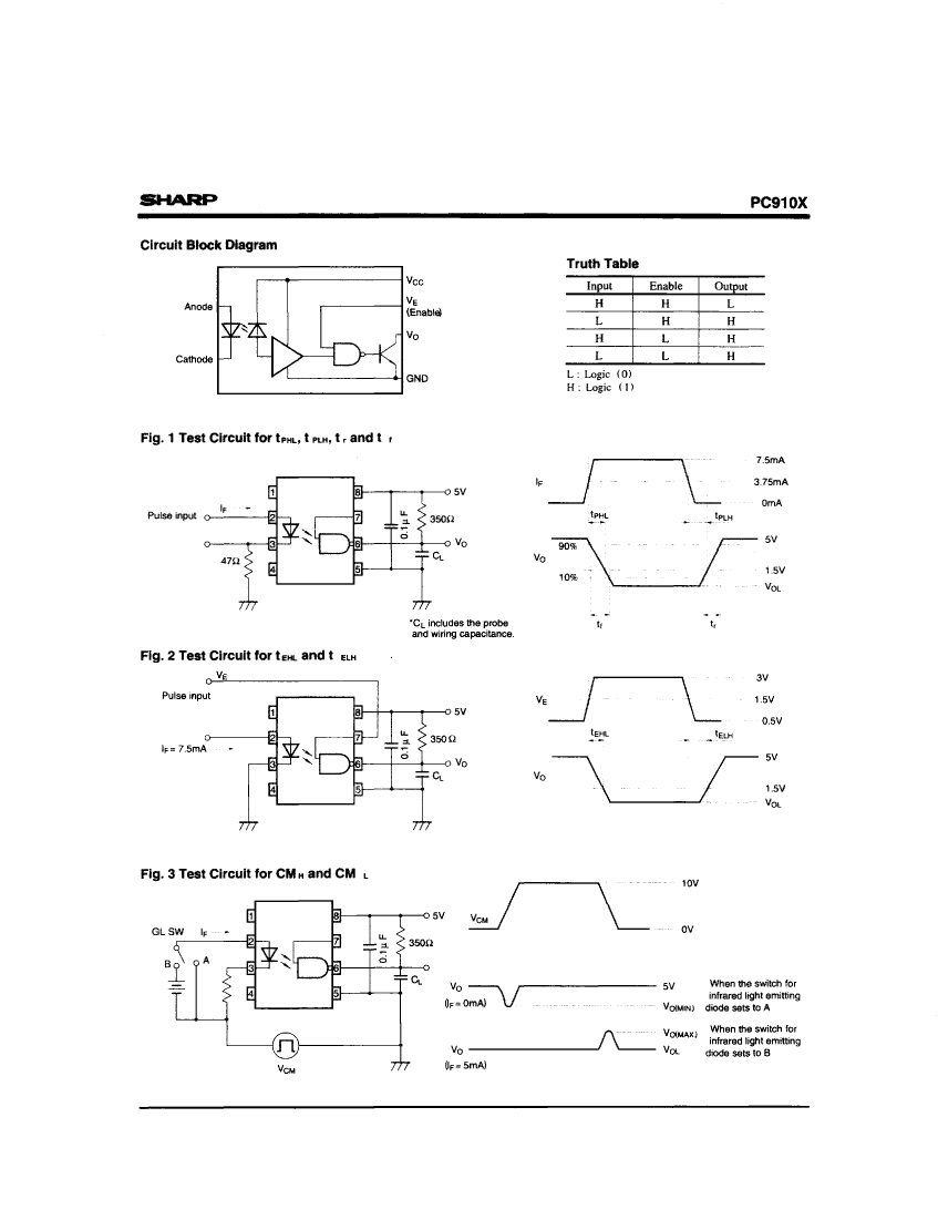 PC910,PC910 pdf中文资料,PC910引脚图,PC910电路-Datasheet-电子工程世界
