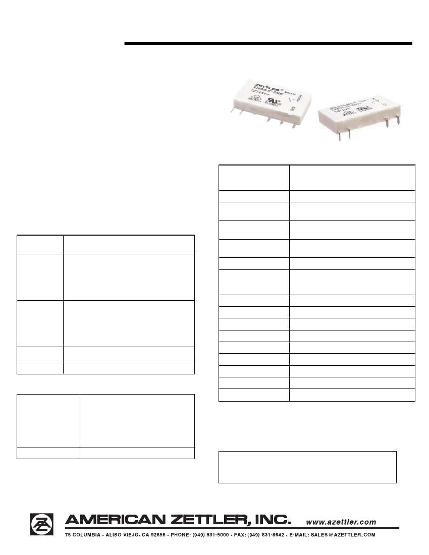 AZ6991-1A-12DEH datasheet, PDF - EEWORLD Datasheet