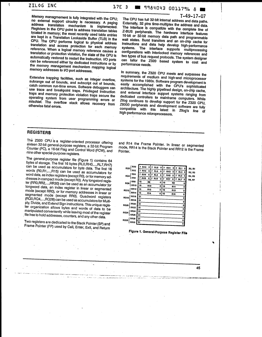 Z80320-08VSC datasheet, PDF - EEWORLD Datasheet