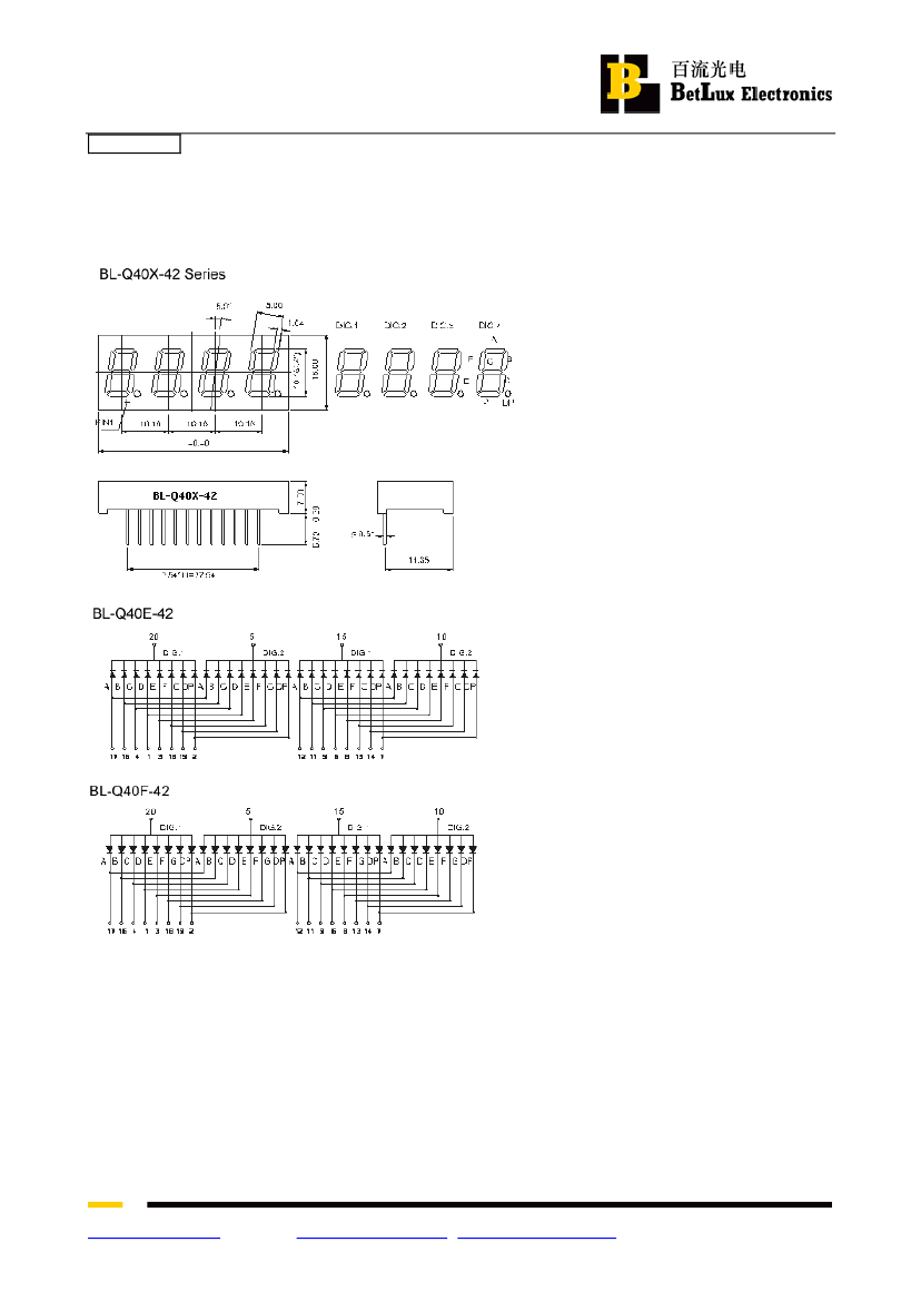BL-Q40E-42S-33 datasheet, PDF - EEWORLD Datasheet