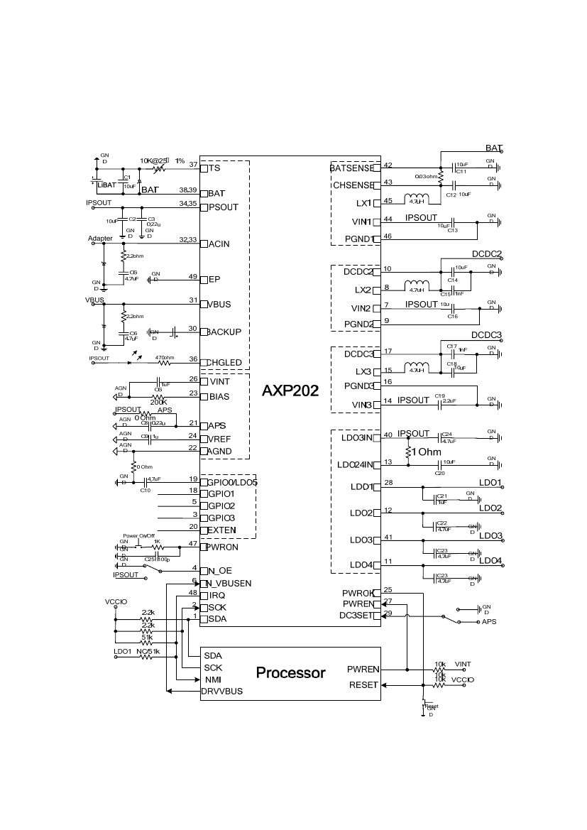 AXP202,AXP202 pdf中文资料,AXP202引脚图,AXP202电路-Datasheet-电子工程世界