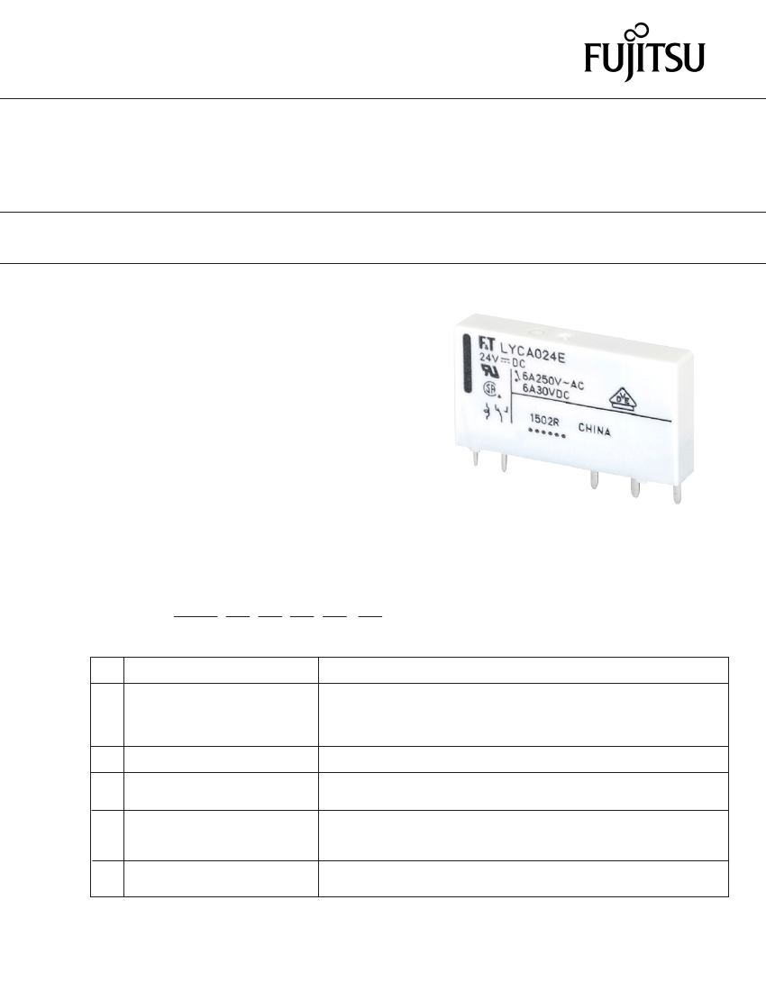 FTR-LYCA024Y,FTR-LYCA024Y pdf中文资料,FTR-LYCA024Y引脚图,FTR-LYCA024Y电路-Datasheet-电子工程世界