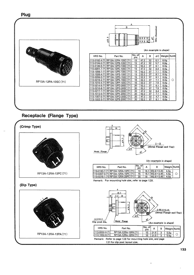 RP13A-12PS-13SC,RP13A-12PS-13SC pdf中文资料,RP13A-12PS-13SC引脚图,RP13A-12PS ...
