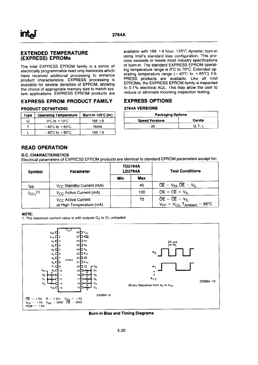 2764A,2764A pdf中文资料,2764A引脚图,2764A电路-Datasheet-电子工程世界