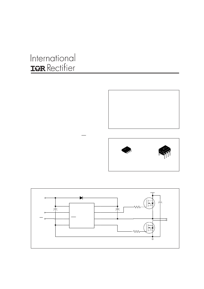 IR2103,IR2103 pdf中文资料,IR2103引脚图,IR2103电路-Datasheet-电子工程世界