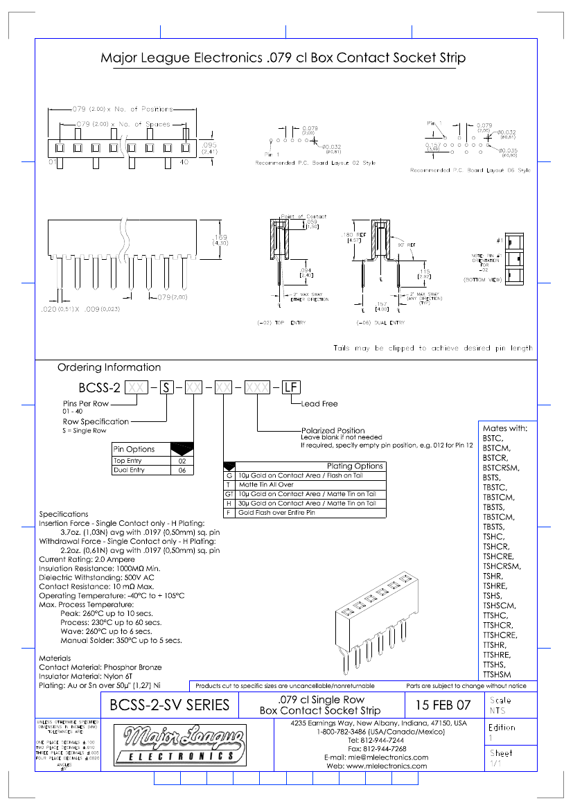 BCSS-219-S-02-F-LF,BCSS-219-S-02-F-LF pdf中文资料,BCSS-219-S-02-F-LF引脚图 ...