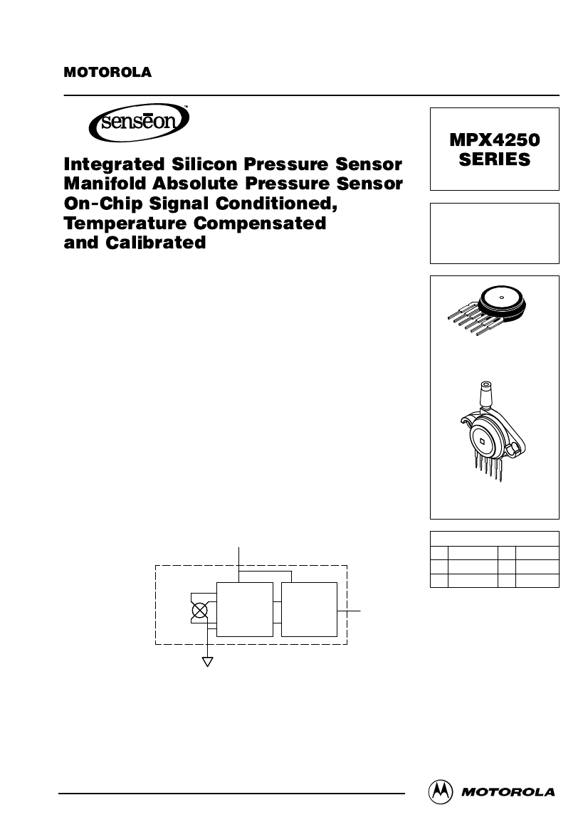 MPX4250,MPX4250 pdf中文资料,MPX4250引脚图,MPX4250电路-Datasheet-电子工程世界