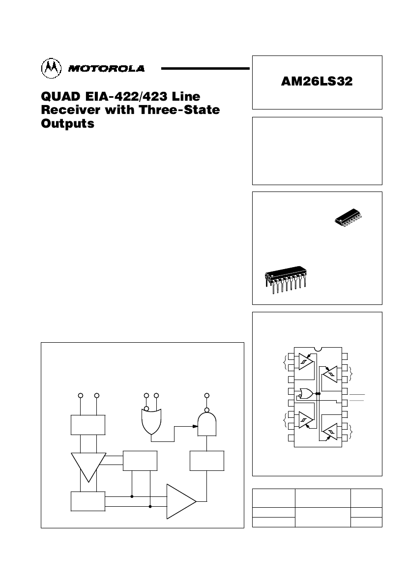 AM26LS32,AM26LS32 pdf中文资料,AM26LS32引脚图,AM26LS32电路-Datasheet-电子工程世界