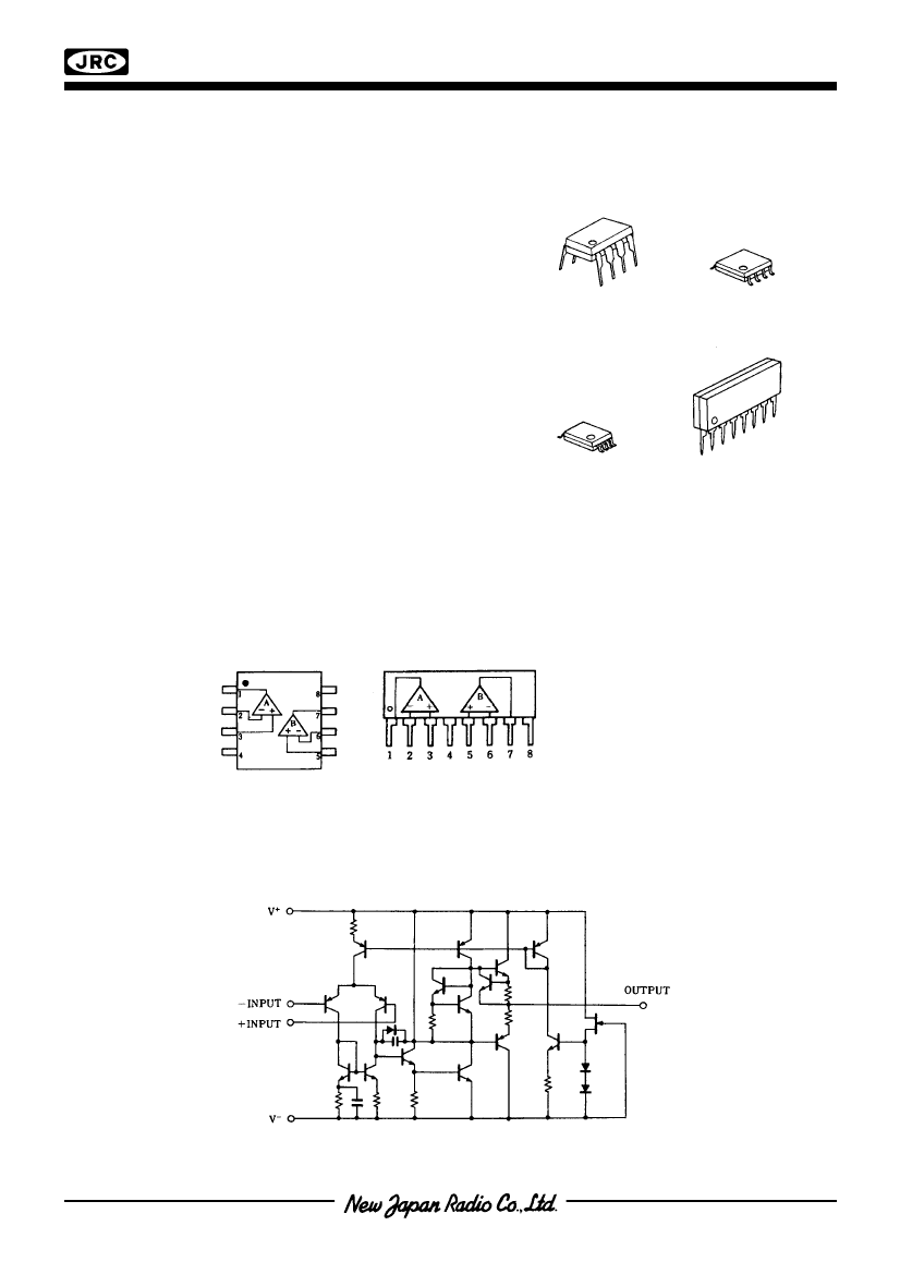 NJM4556ADD,NJM4556ADD pdf中文资料,NJM4556ADD引脚图,NJM4556ADD电路-Datasheet-电子工程世界