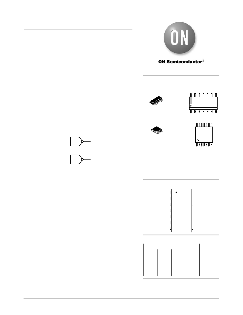 MC74HC20ADG,MC74HC20ADG pdf中文资料,MC74HC20ADG引脚图,MC74HC20ADG电路-Datasheet ...
