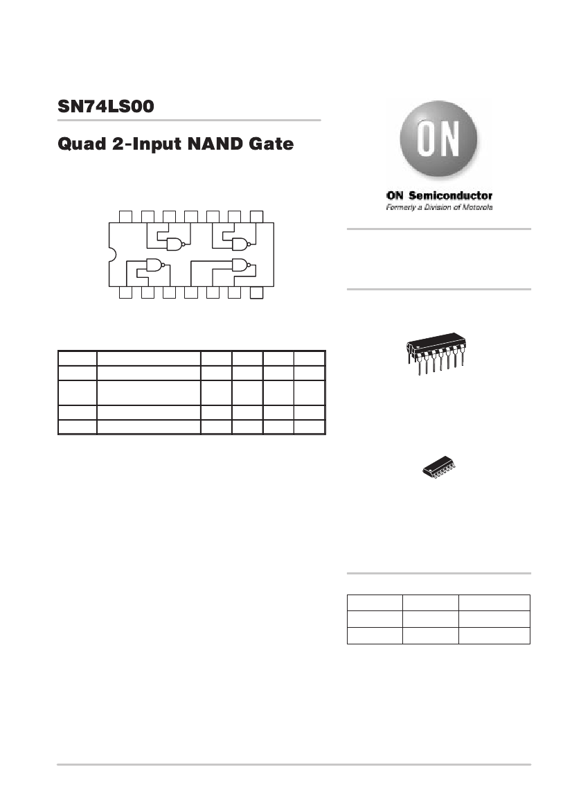 SN74LS00,SN74LS00 pdf中文资料,SN74LS00引脚图,SN74LS00电路-Datasheet-电子工程世界