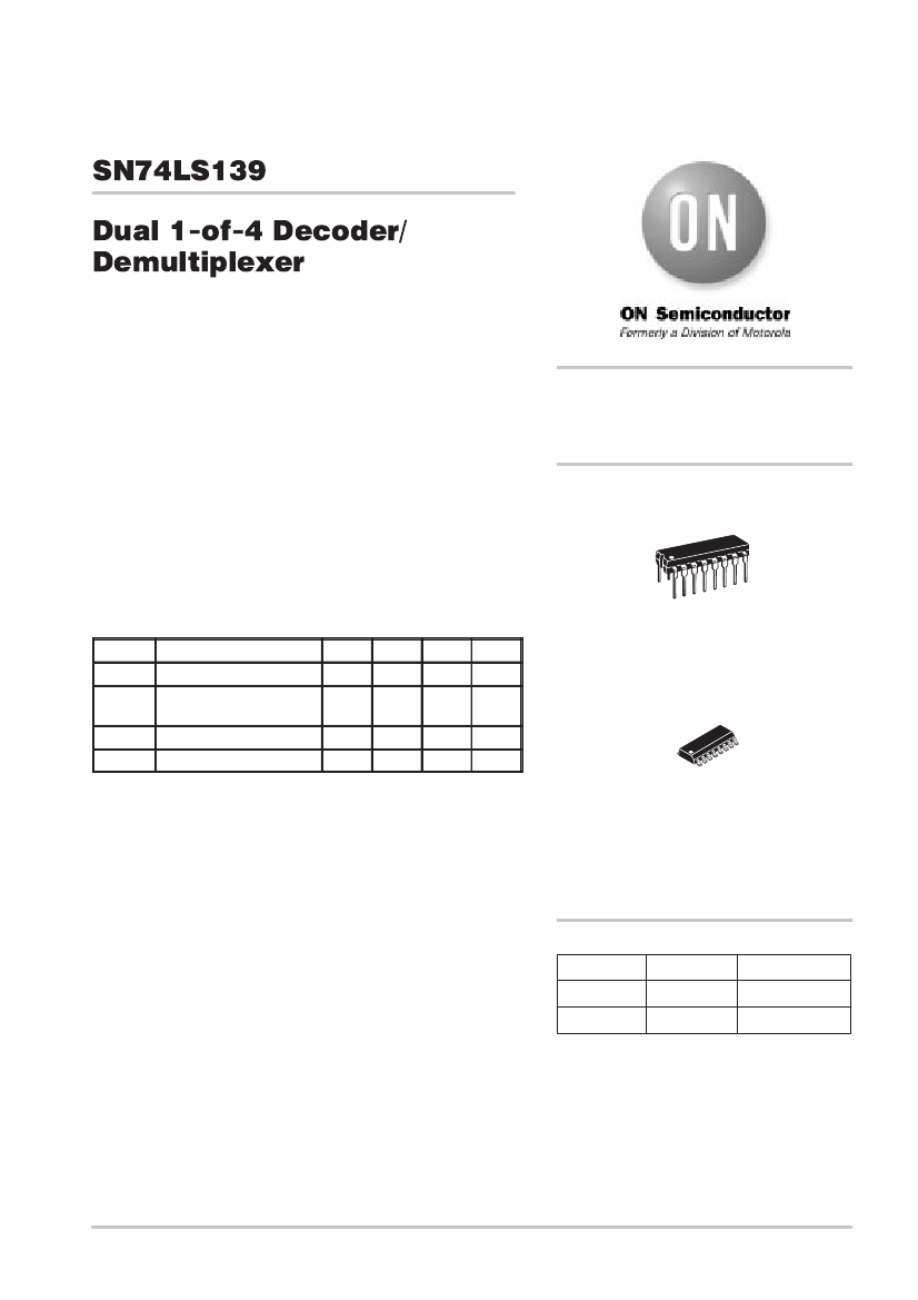 74LS139,74LS139 pdf中文资料,74LS139引脚图,74LS139电路-Datasheet-电子工程世界