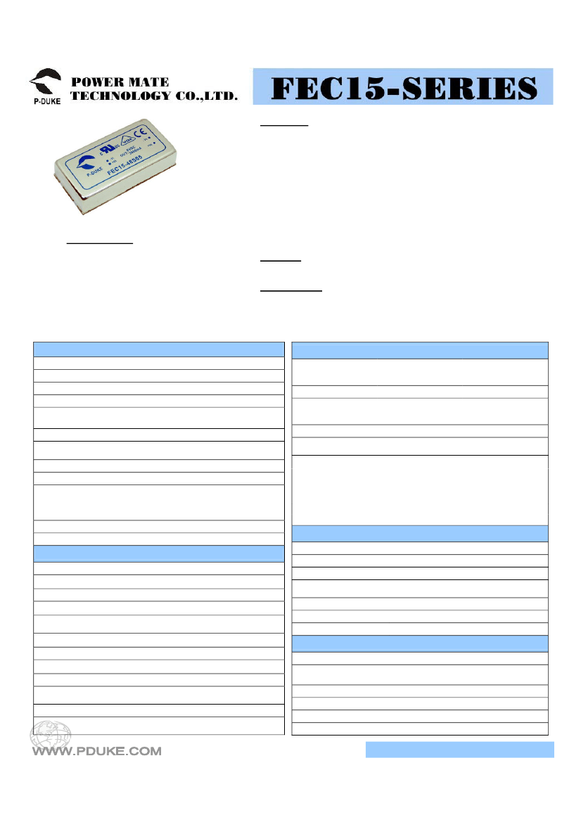 FEC15-24S12,FEC15-24S12 pdf中文资料,FEC15-24S12引脚图,FEC15-24S12电路-Datasheet-电子工程世界