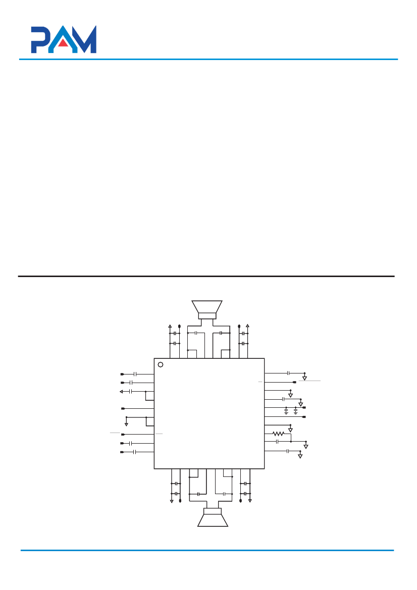 PAM8610,PAM8610 pdf中文资料,PAM8610引脚图,PAM8610电路-Datasheet-电子工程世界