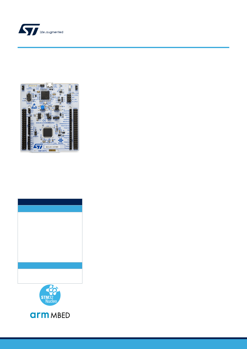 NUCLEO-G474RE,NUCLEO-G474RE pdf中文资料,NUCLEO-G474RE引脚图,NUCLEO-G474RE电路 ...