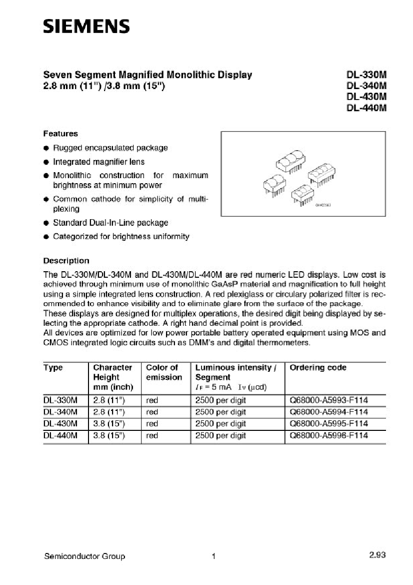 DL-440M,DL-440M pdf中文资料,DL-440M引脚图,DL-440M电路-Datasheet-电子工程世界