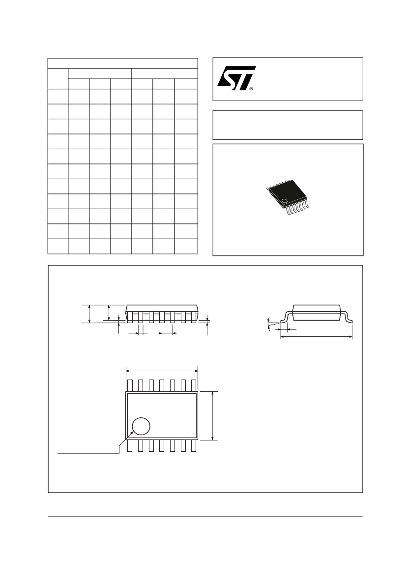 TSSOP14,TSSOP14 pdf中文资料,TSSOP14引脚图,TSSOP14电路-Datasheet-电子工程世界