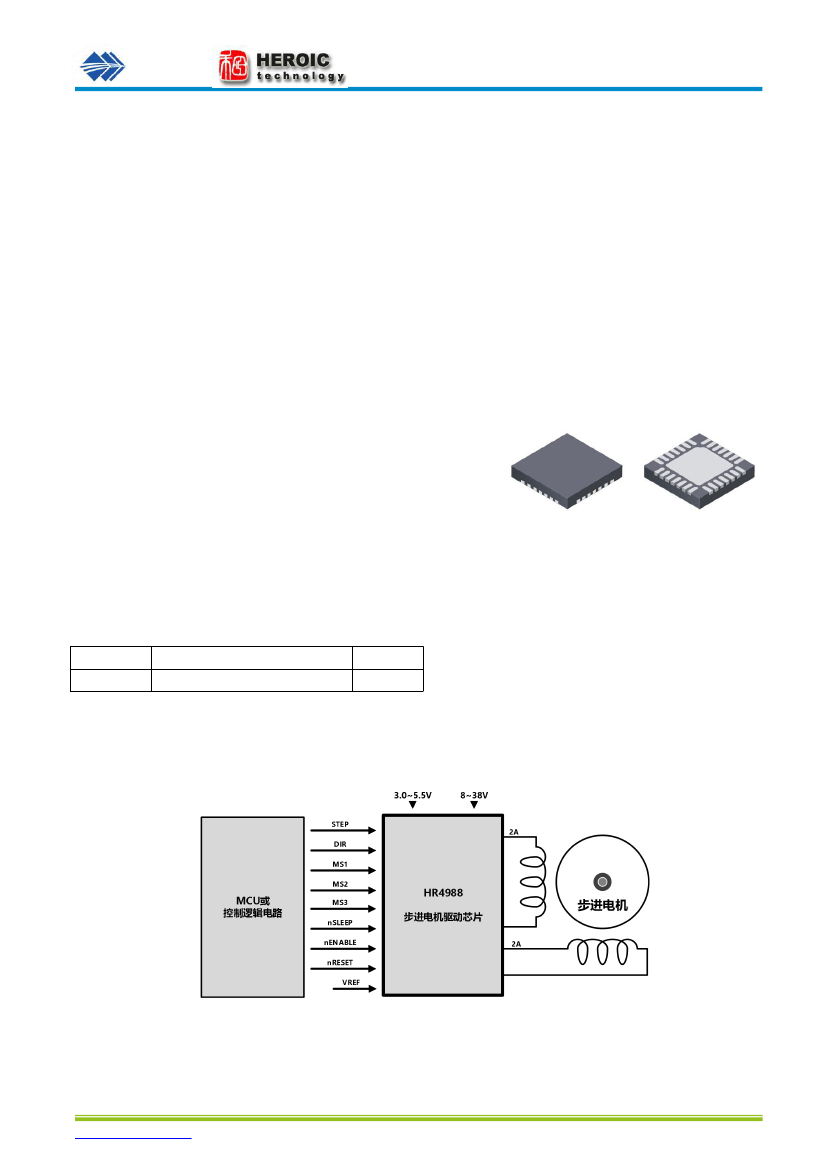 HR4988,HR4988 pdf中文资料,HR4988引脚图,HR4988电路-Datasheet-电子工程世界