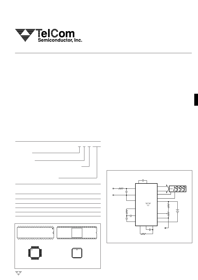TC7107,TC7107 pdf中文资料,TC7107引脚图,TC7107电路-Datasheet-电子工程世界