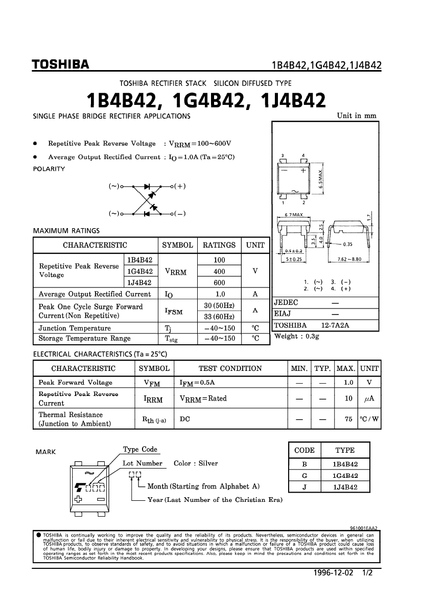1B4B42,1B4B42 pdf中文资料,1B4B42引脚图,1B4B42电路-Datasheet-电子工程世界