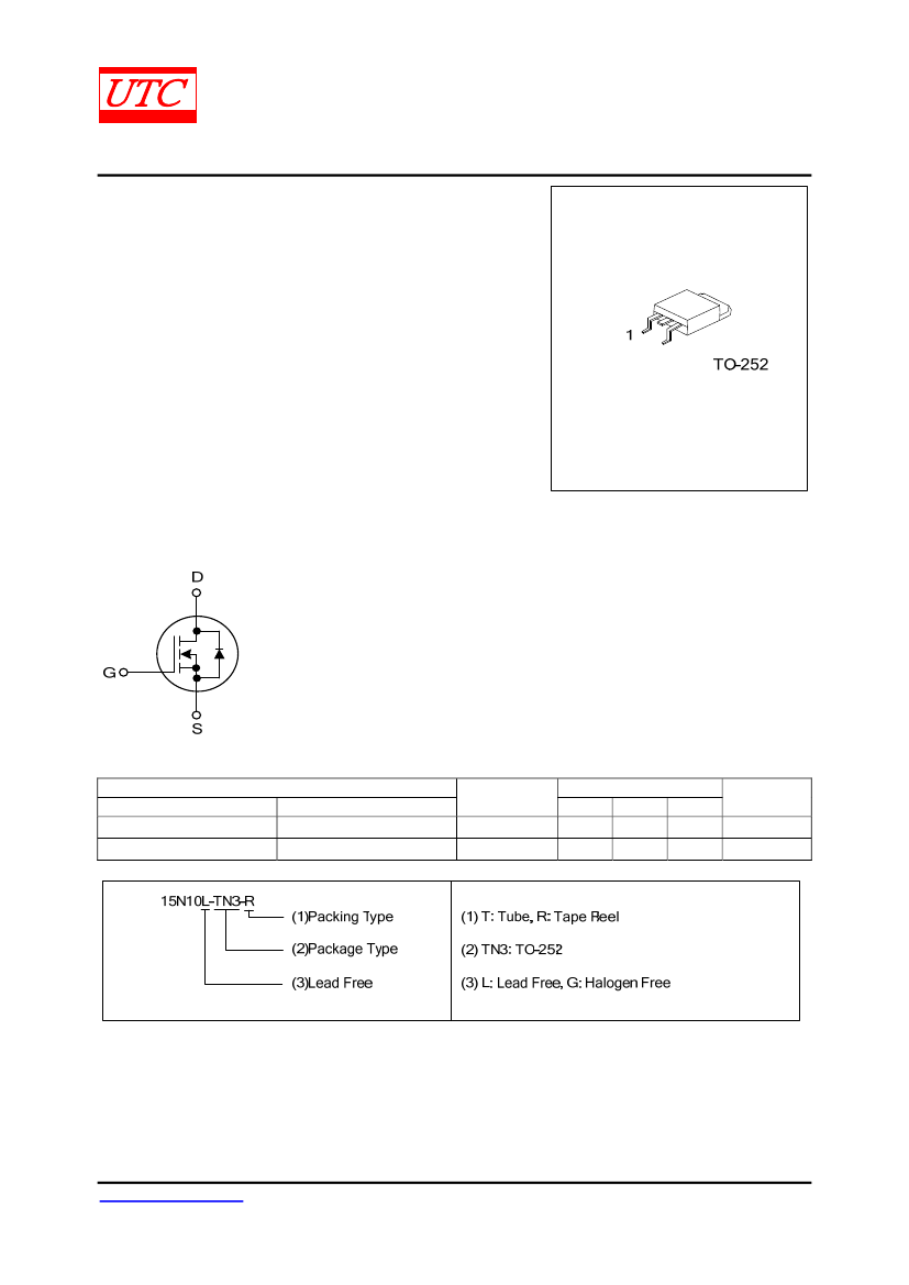 15N10L-TN3-R,15N10L-TN3-R pdf中文资料,15N10L-TN3-R引脚图,15N10L-TN3-R电路-Datasheet-电子工程世界