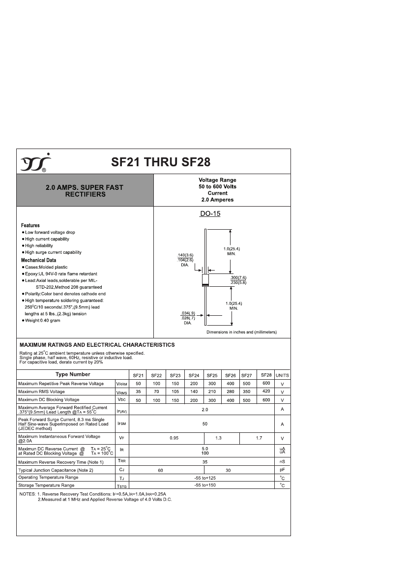 SF23,SF23 pdf中文资料,SF23引脚图,SF23电路-Datasheet-电子工程世界